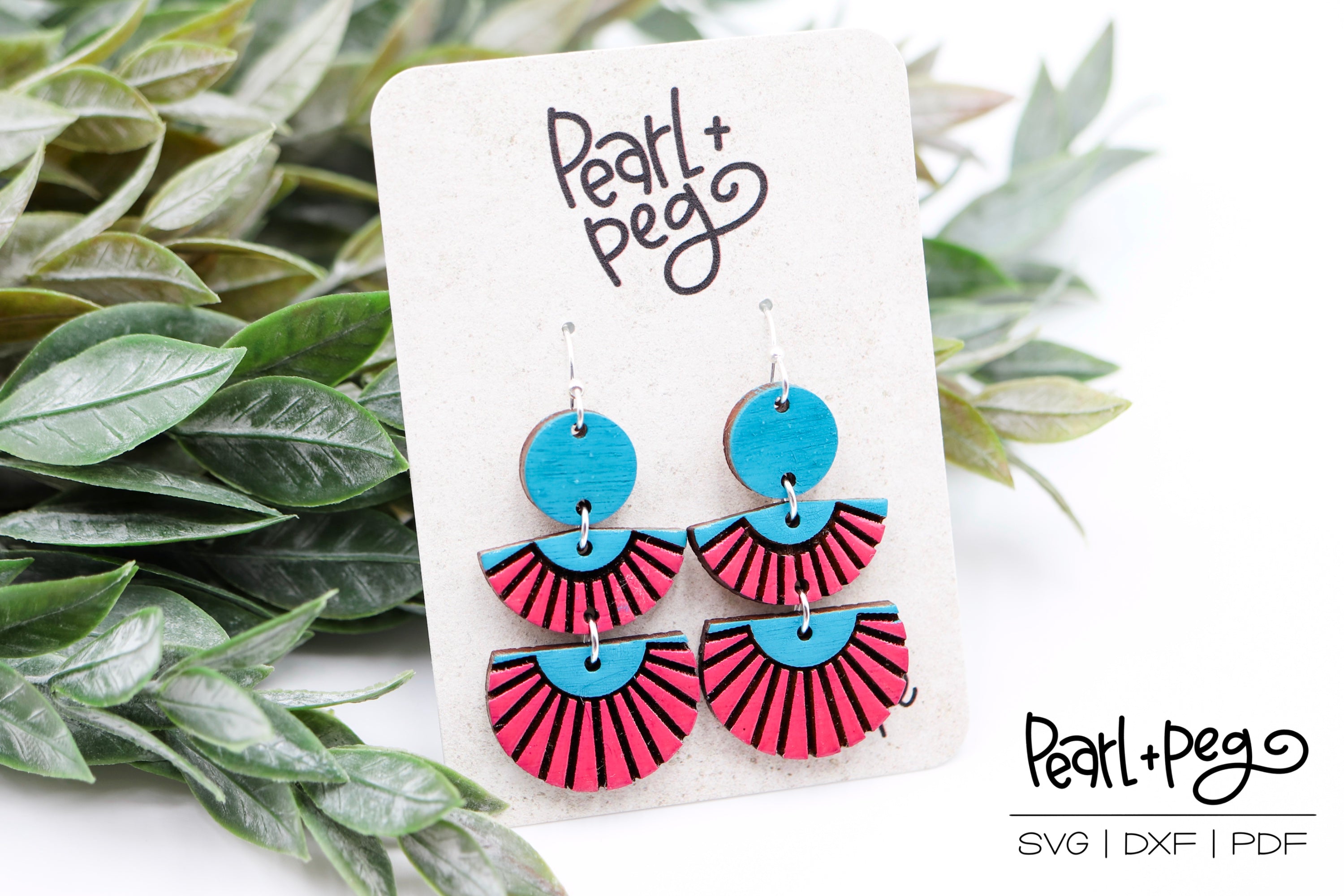 Triple Stacked Fan Laser Earring Digital Download File-Sept2024 ...